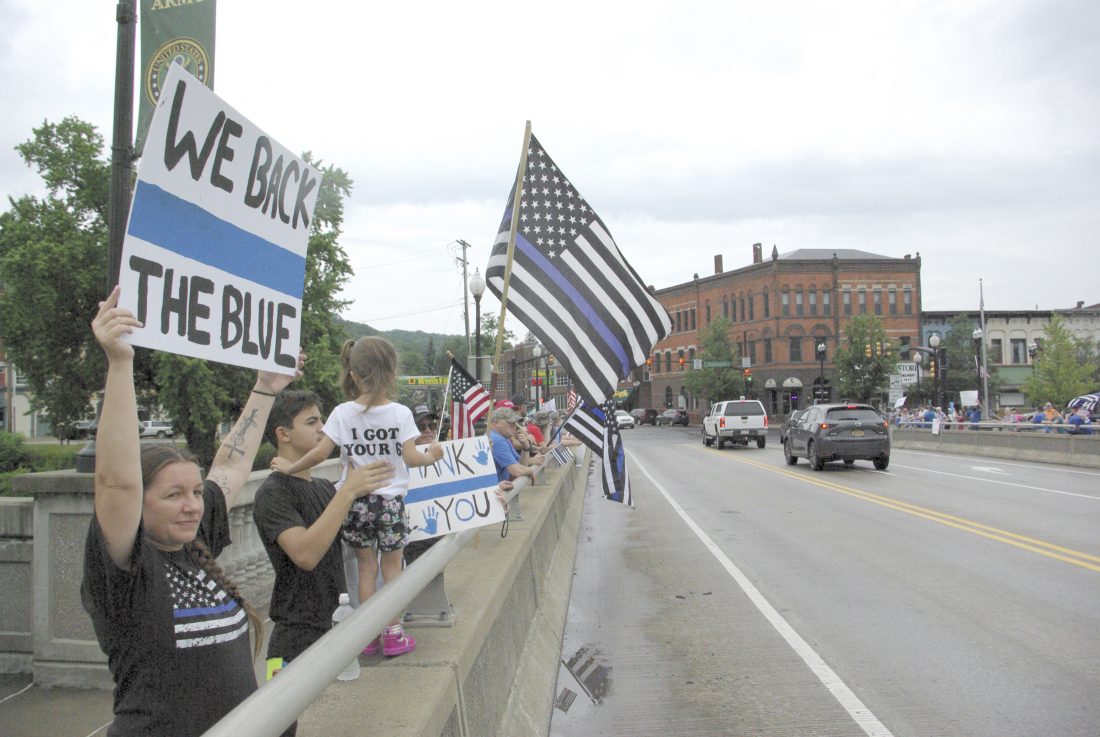 Backing The Blue | News, Sports, Jobs - Times Observer